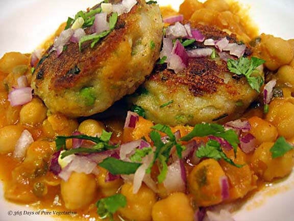 Chana Tikki - Dine In | Kirtida Kitchen Online